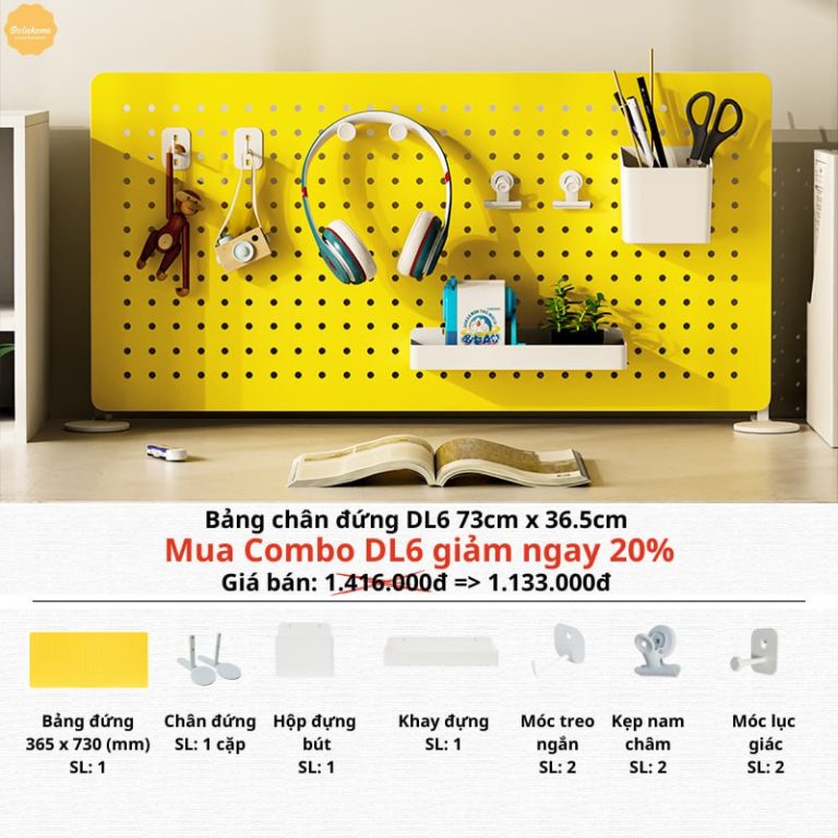 Combo Pegboard chân đứng - DL6 - Dolahome